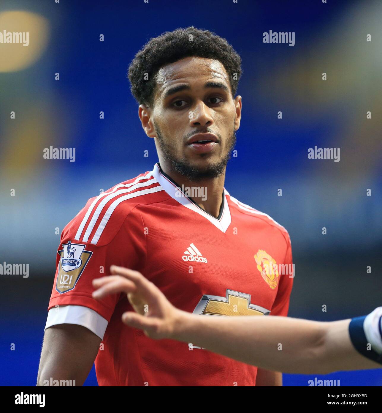 Manchester United's Sadiq El-Fitouri in action during the U21 Premier ...