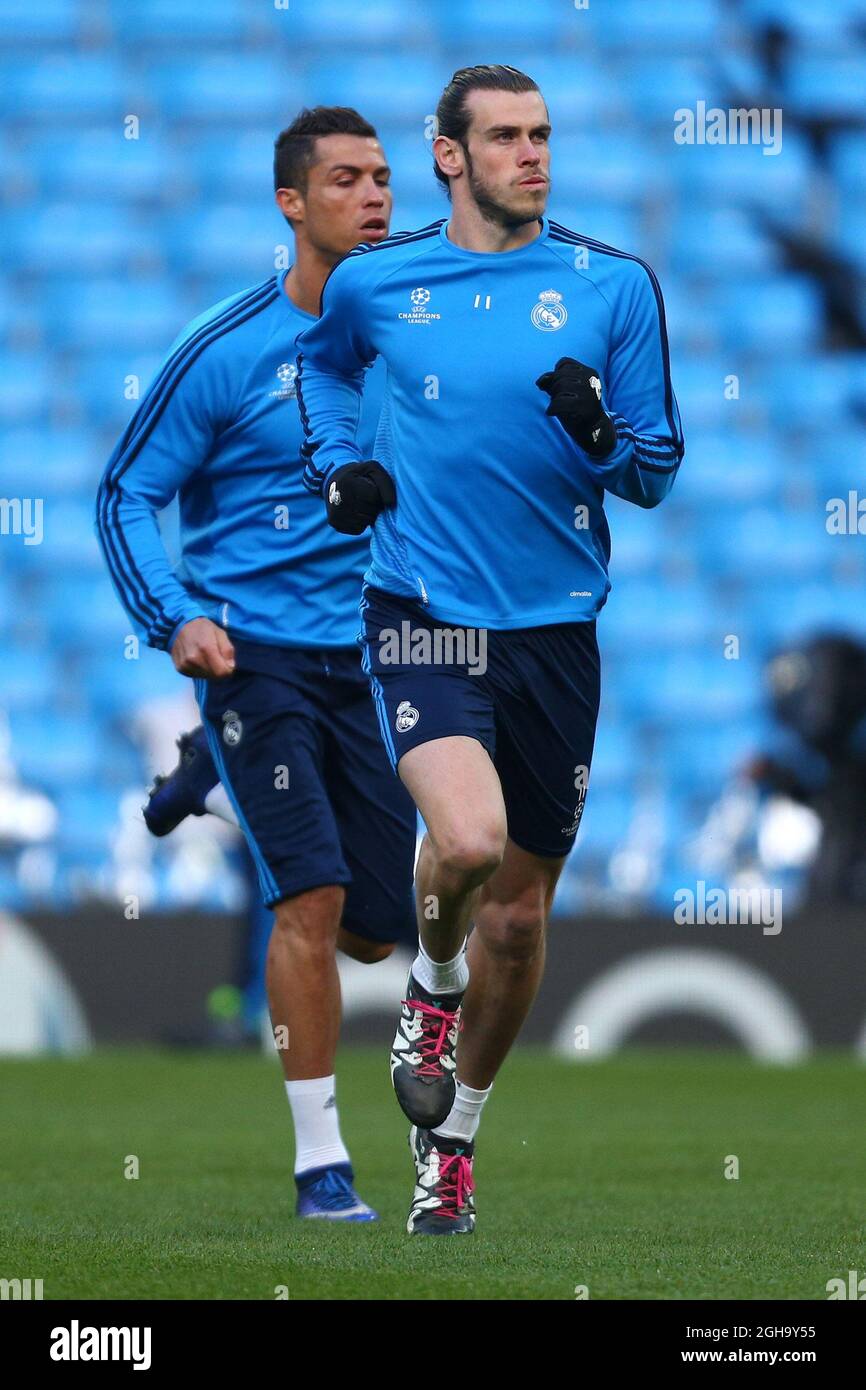 Gareth Bale And Cristiano Ronaldo Training