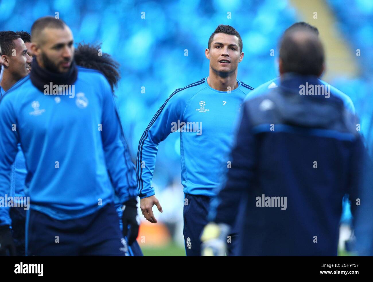 Cristiano Ronaldo of Real Madrid during the UEFA Champions League ...
