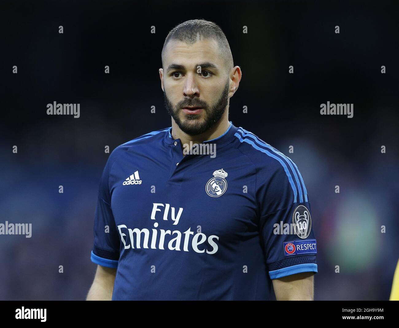 Karim Benzema of Real Madrid during the UEFA Champions League Semi ...