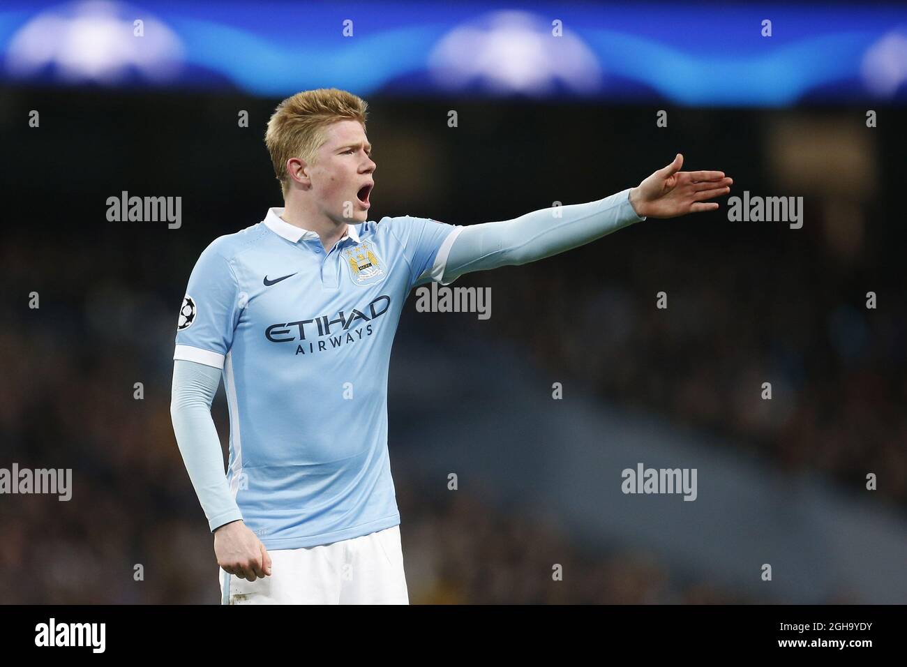 Kevin De Bruyne of Manchester City during the UEFA Champions League ...