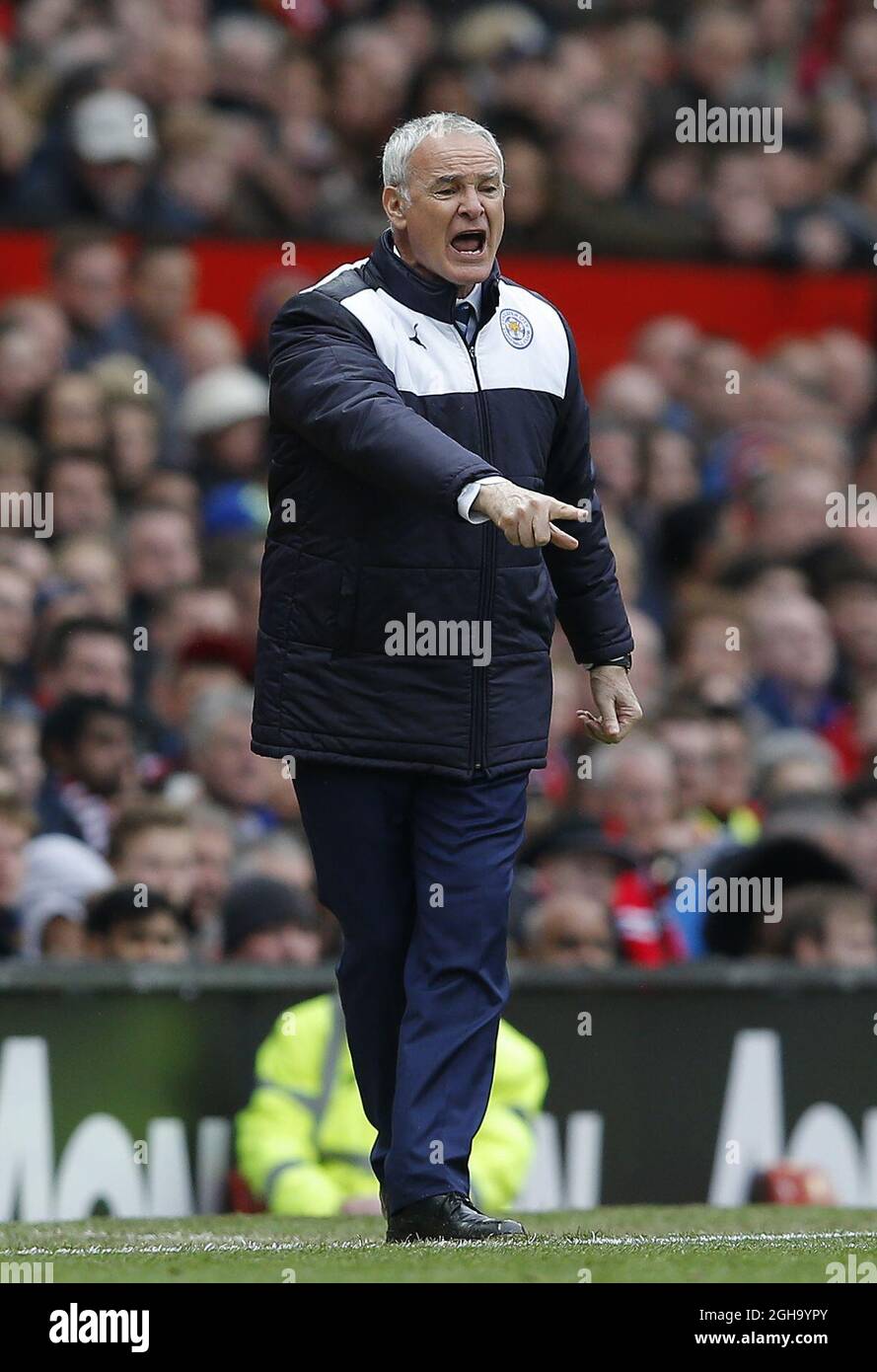 Claudio Ranieri manager of Leicester City during the Barclays Premier ...