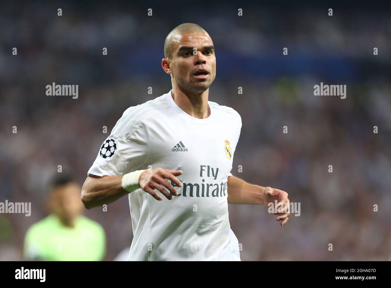 Pepe of Real Madrid during the UEFA Champions League Semi Final 2nd leg ...