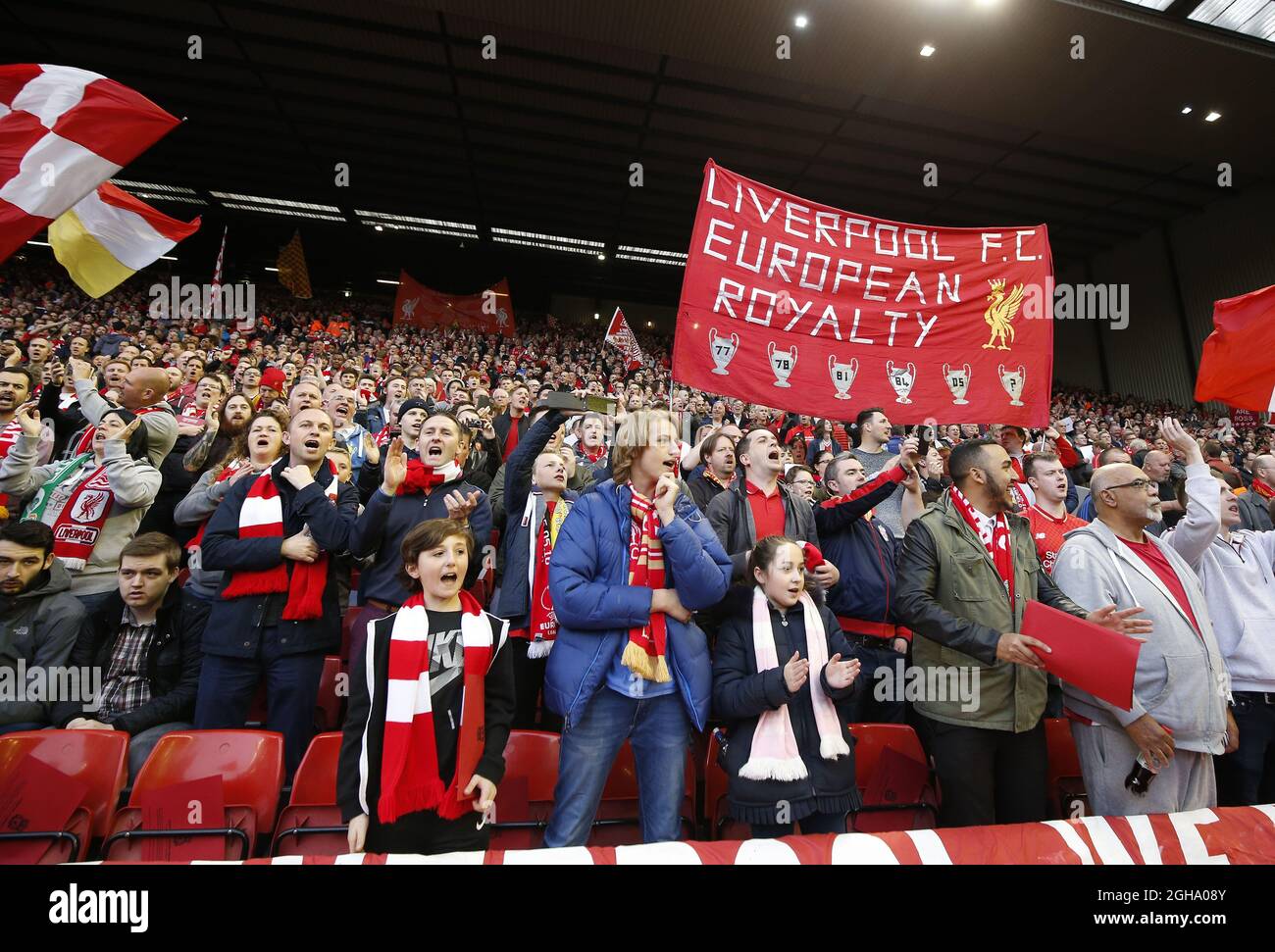 Spion kop at anfield hi-res stock photography and images - Alamy