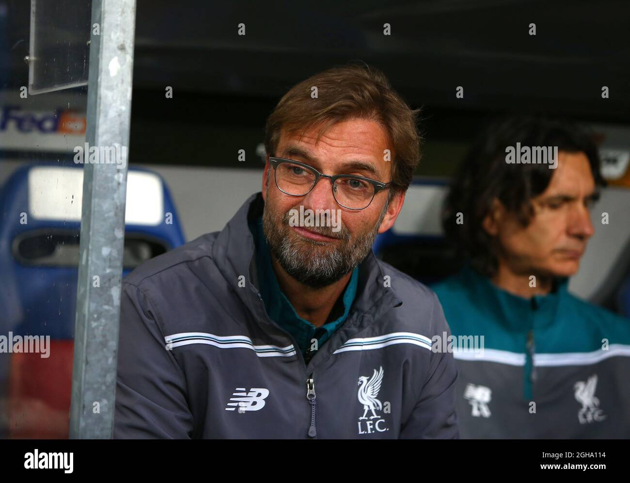 Liverpool manager jurgen klopp match st jakob park hi-res stock ...