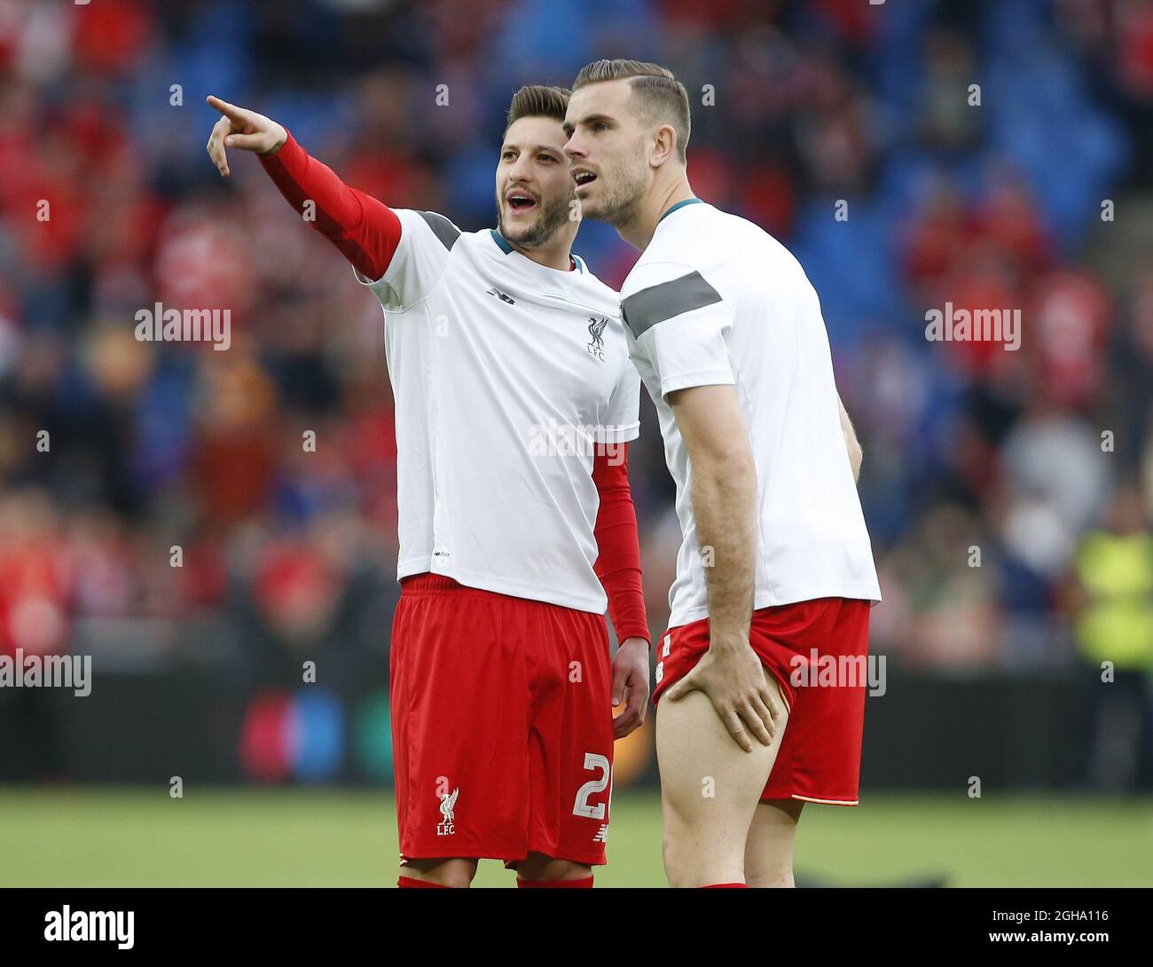 during the UEFA Europa League Final match at the St. Jakob-Park Stadium ...