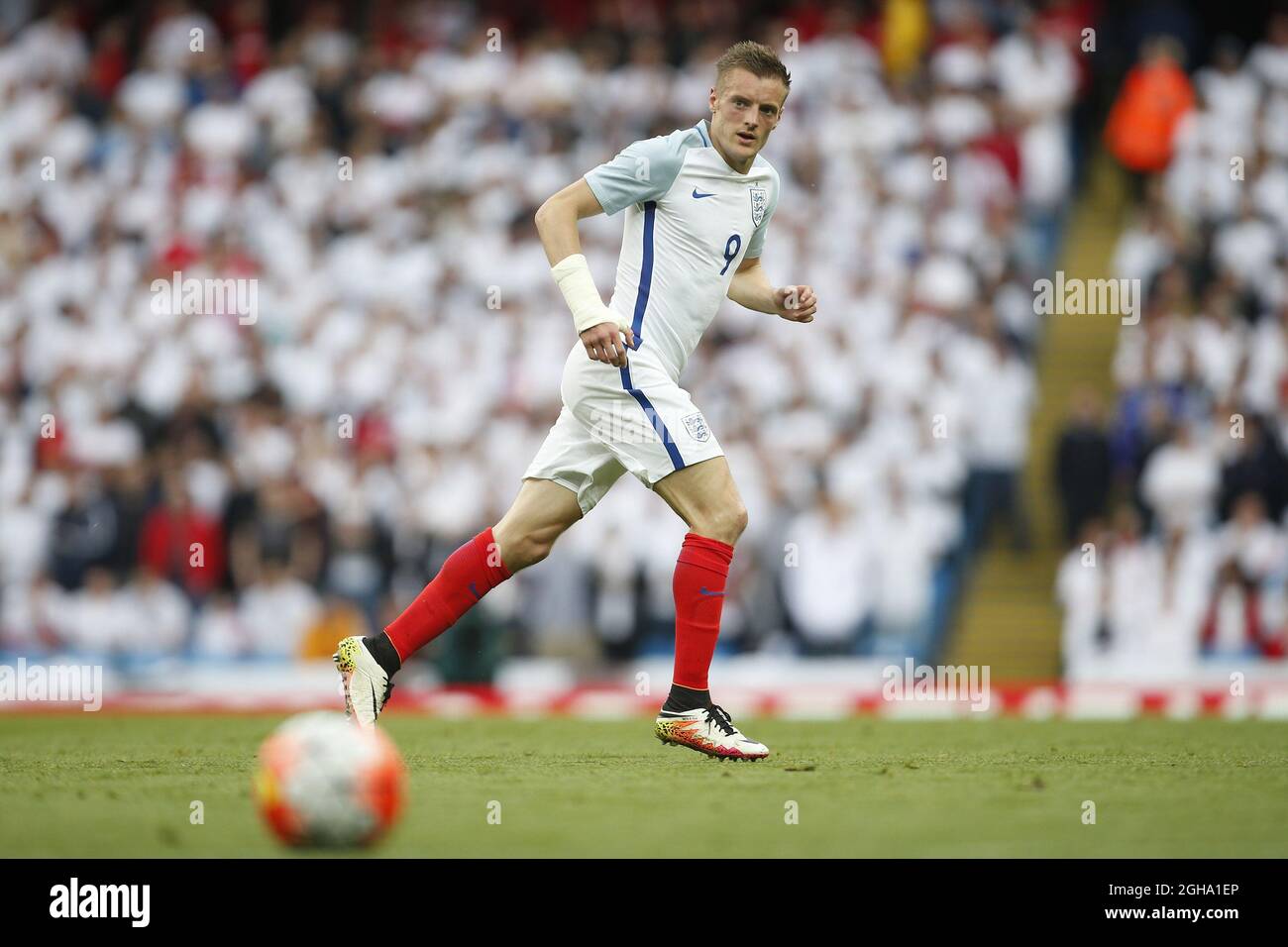 Jamie Vardy of England during the international friendly match at the ...