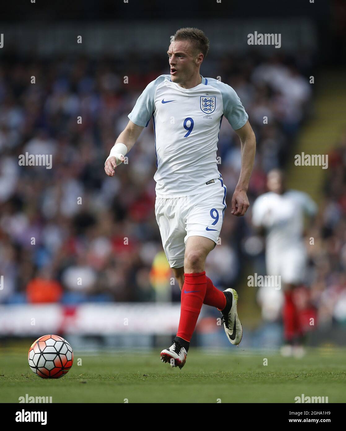 Jamie Vardy of England during the international friendly match at the ...