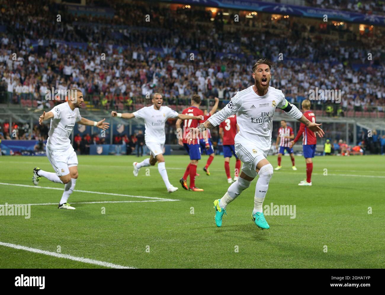 Sergio ramos celebrates hi-res stock photography and images - Alamy