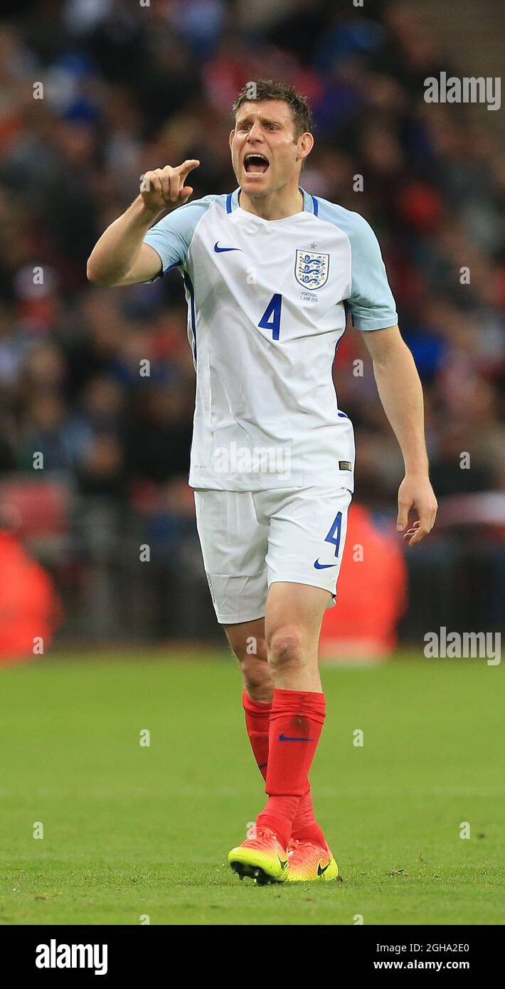 James milner during the international friendly match at wembley stadium ...