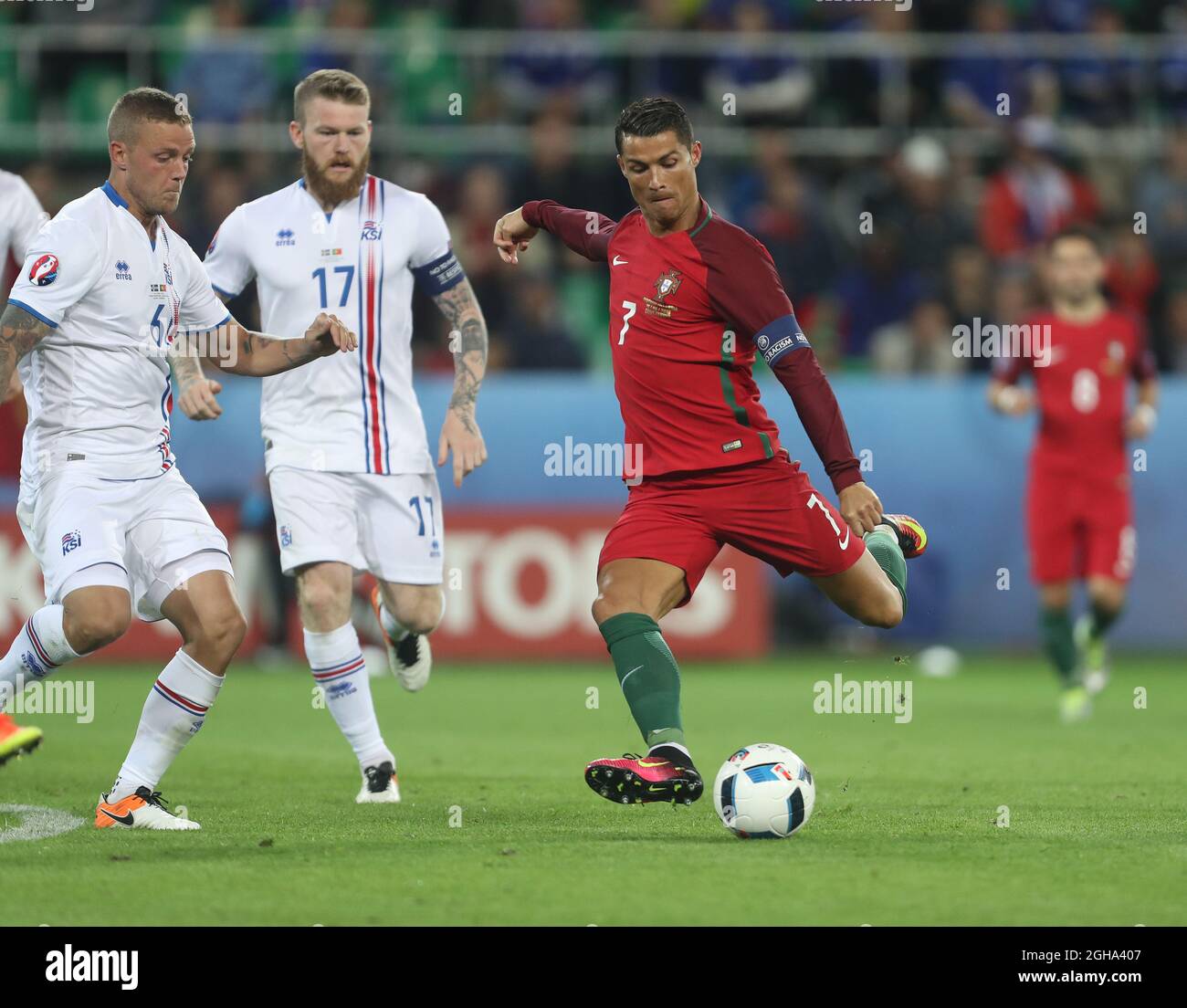 Cristiano Ronaldo of Portugal during the UEFA European Championship ...