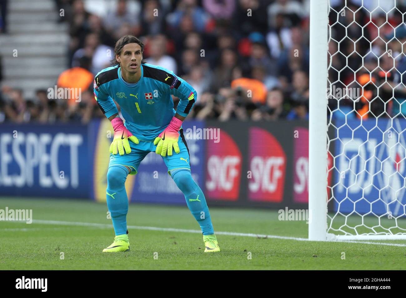 Yann Sommer of Switzerland during the UEFA European Championship 2016 ...