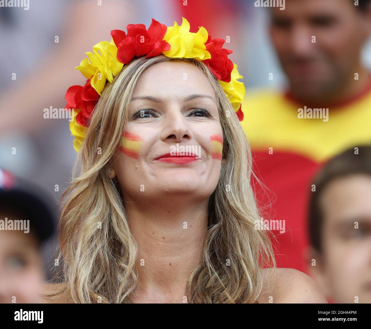 Spain fan during the UEFA European Championship 2016 match at the ...