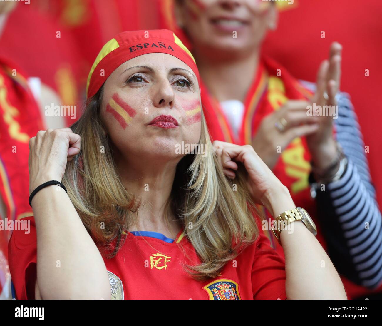 Spain fan during the UEFA European Championship 2016 match at the ...