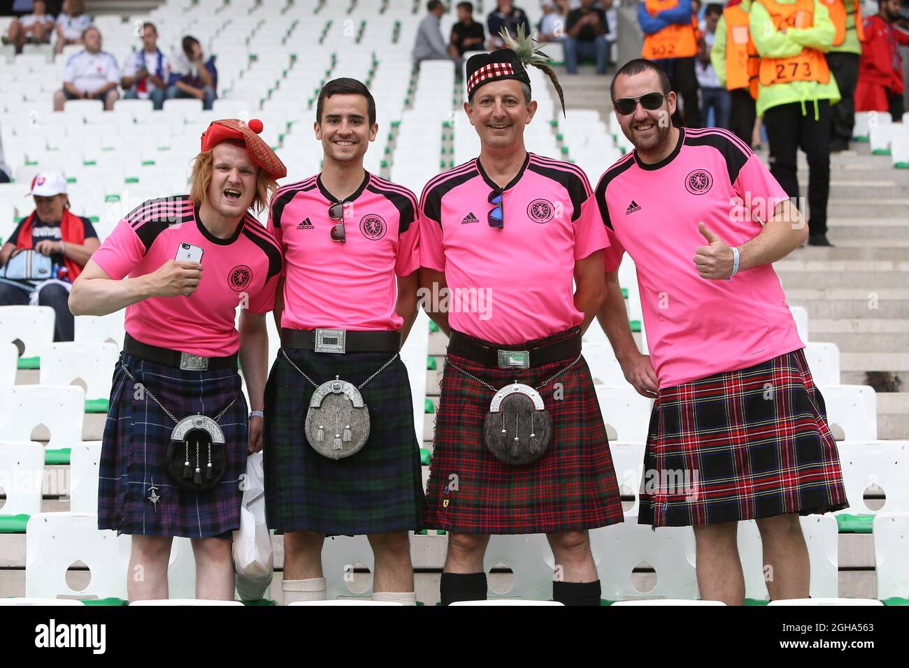 Scotland fans turn out during the UEFA European Championship 2016 match ...