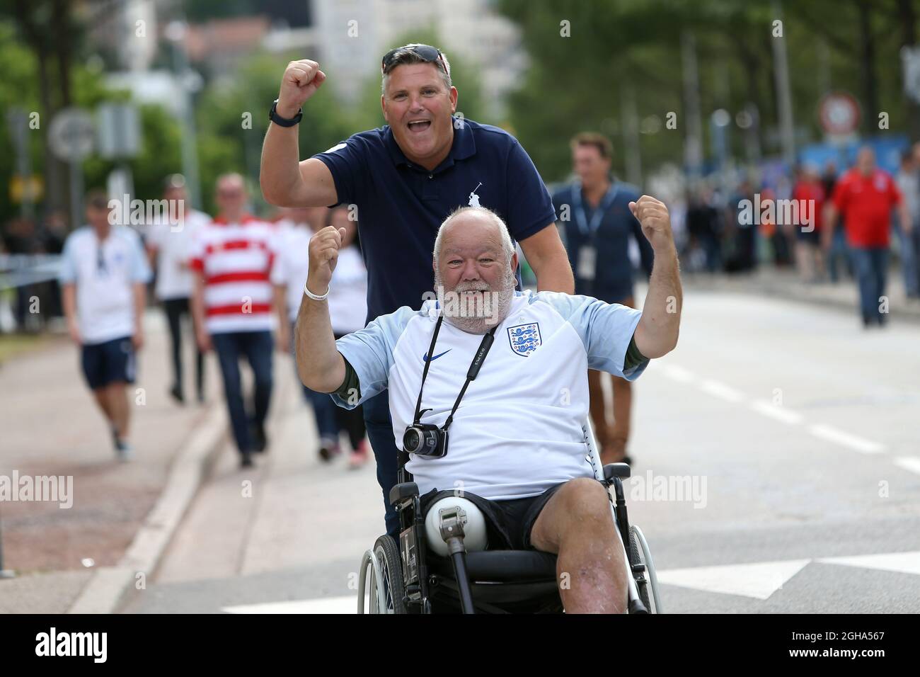Disabled football fan hi-res stock photography and images - Alamy
