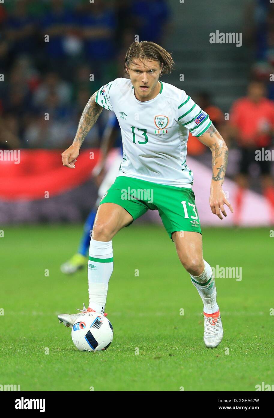 Republic of Ireland's Jeff Hendrick in action during the UEFA European ...