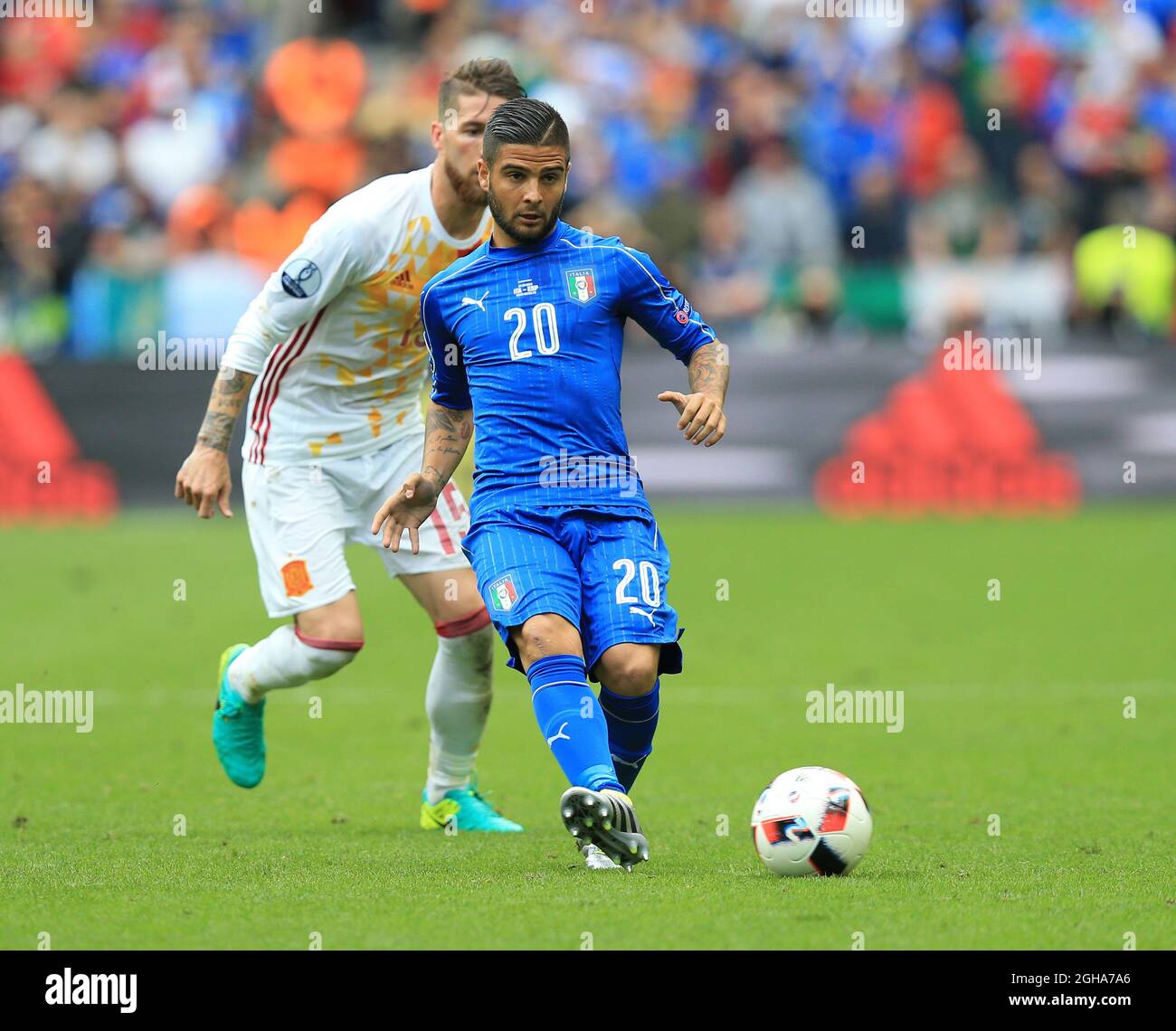 Lorenzo insigne in action hi-res stock photography and images - Alamy