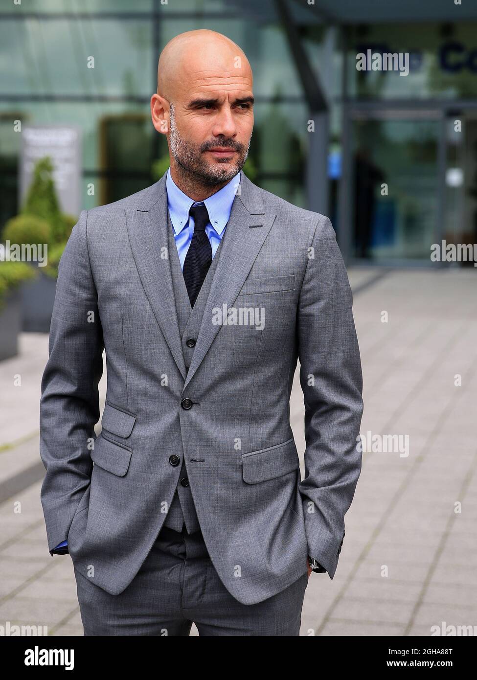Pep Guardiola is unveiled as the new manager of Manchester City at the ...