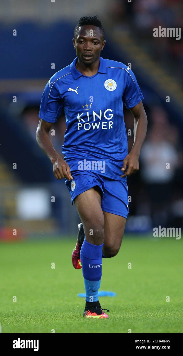 Leicester City's Ahmed Musa in action during the Pre-Season Friendly ...