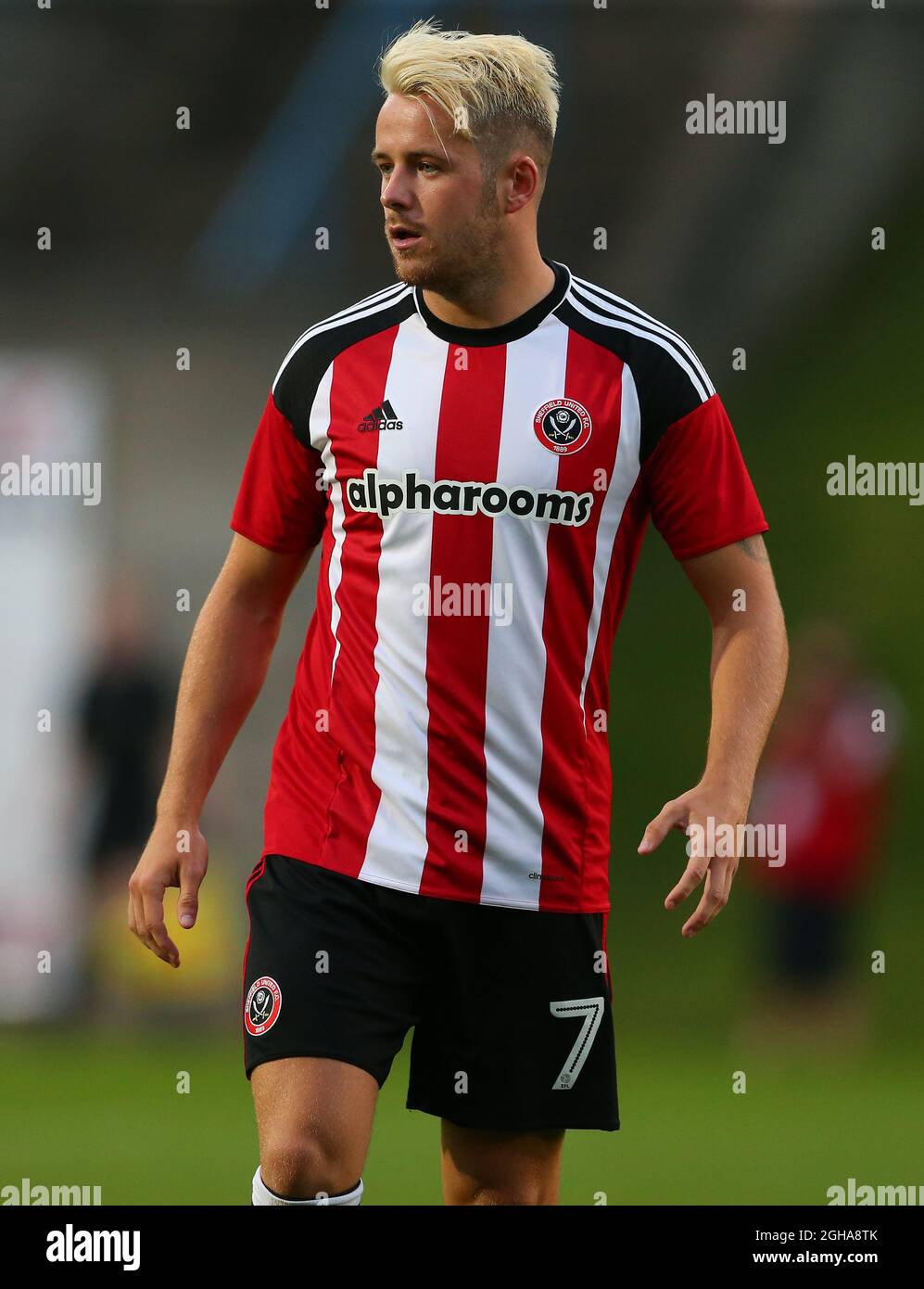 Mark McNulty of Sheffield Utd during the pre season friendly at the ...
