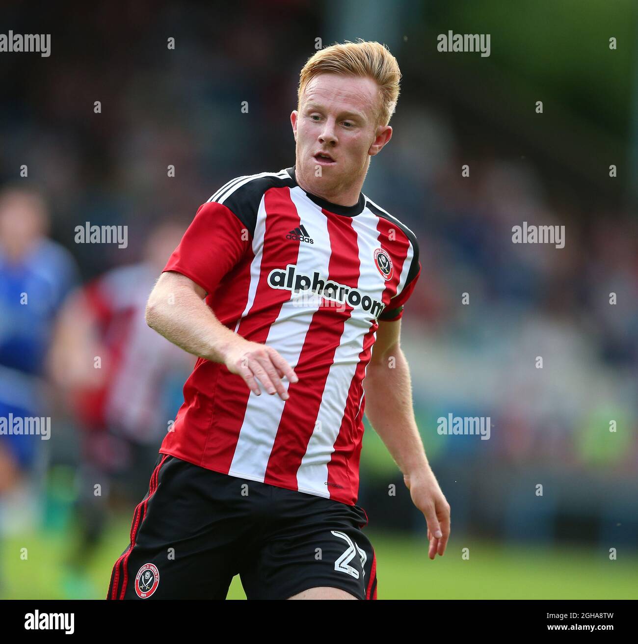Mark Duffy of Sheffield Utd during the pre season friendly at the Shay ...