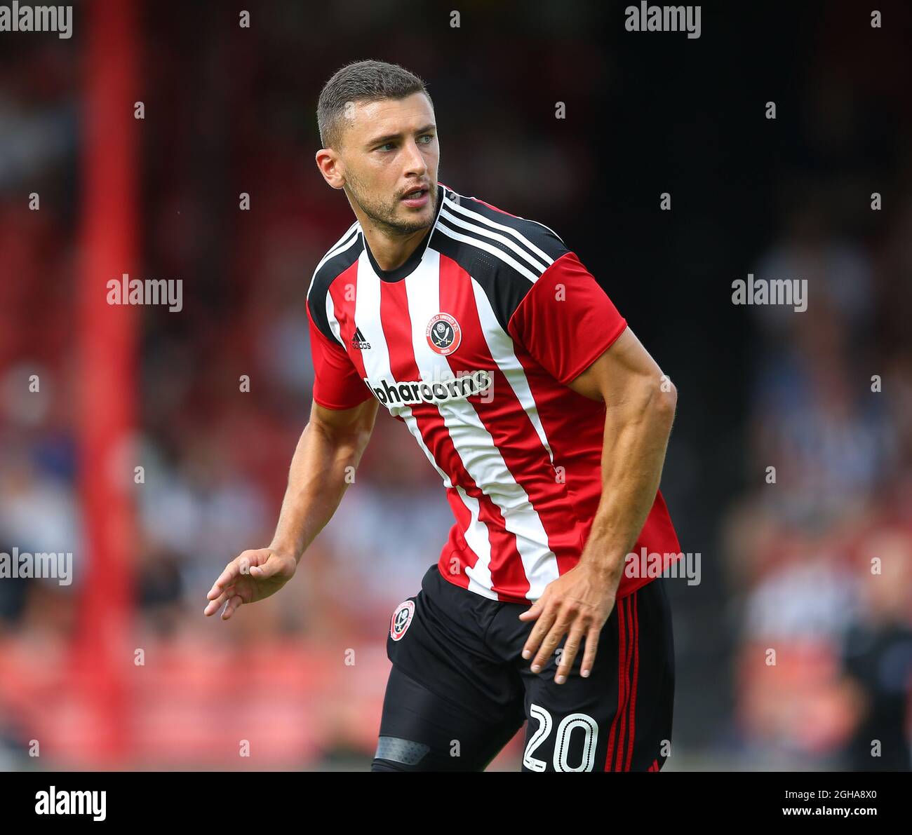James Wilson of Sheffield Utd during the pre season friendly at the ...