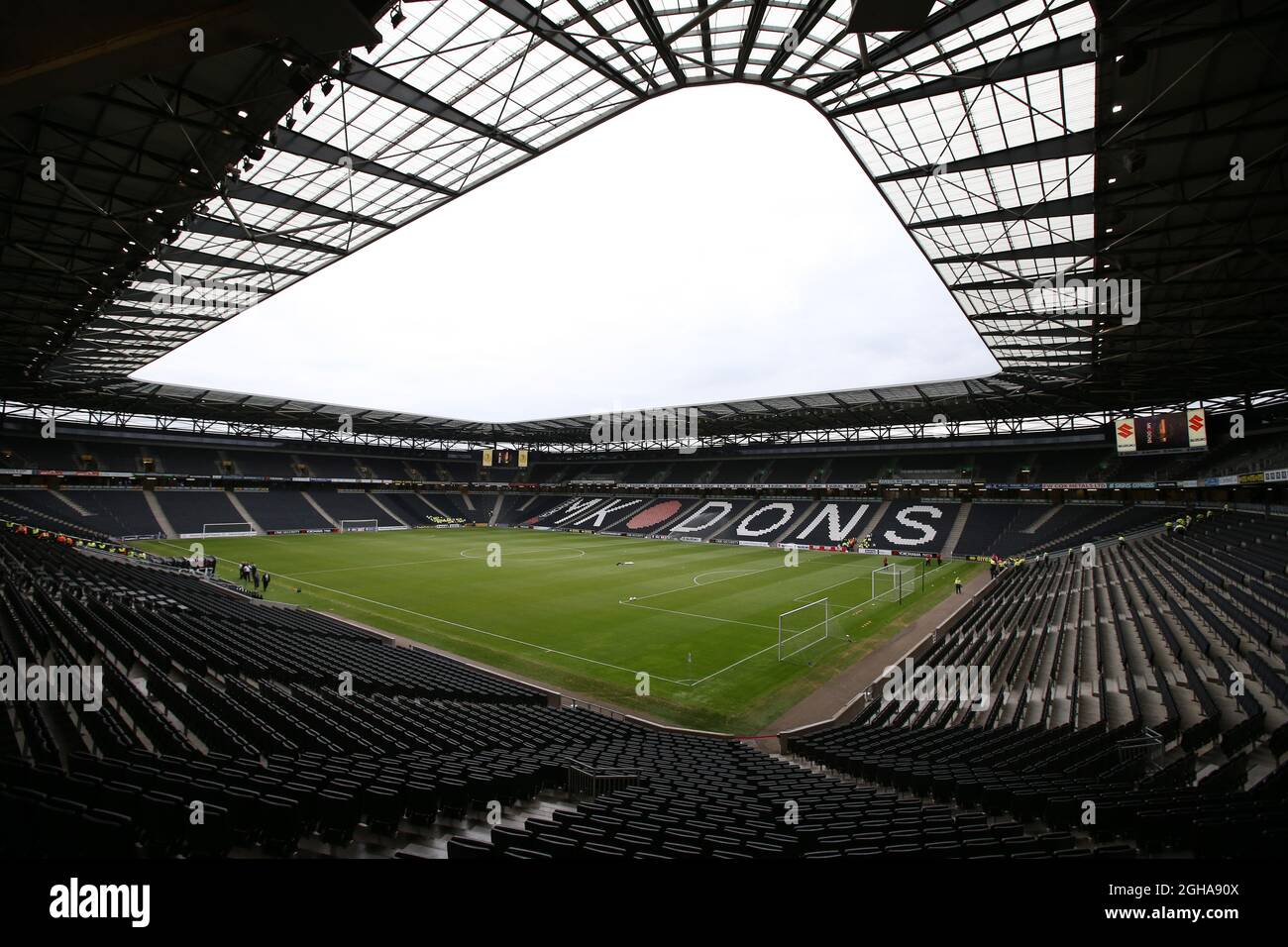 A general view of Stadium MK during the pre season Friendly match at ...