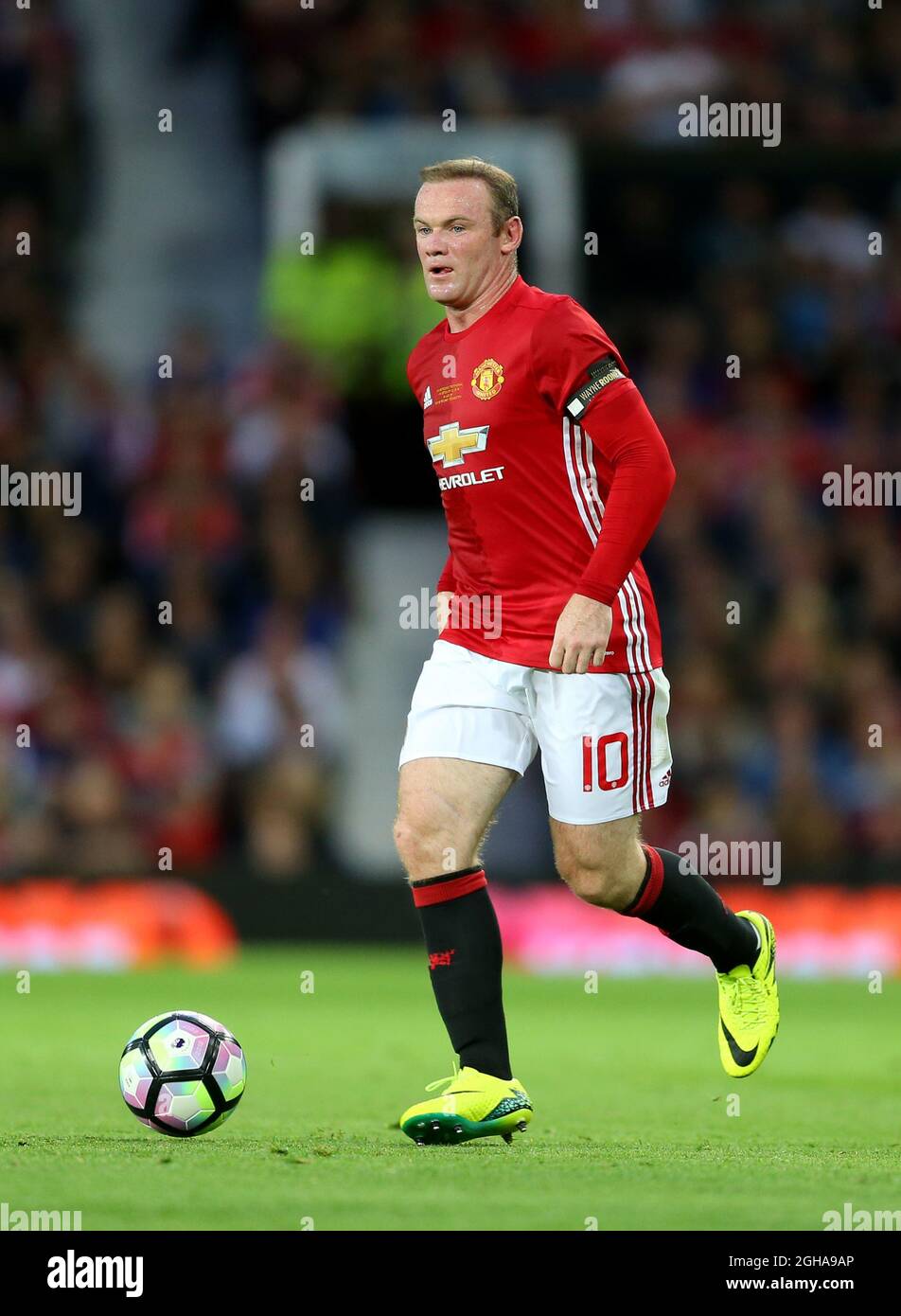 Wayne Rooney of Manchester United during the Wayne Rooney testimonial ...