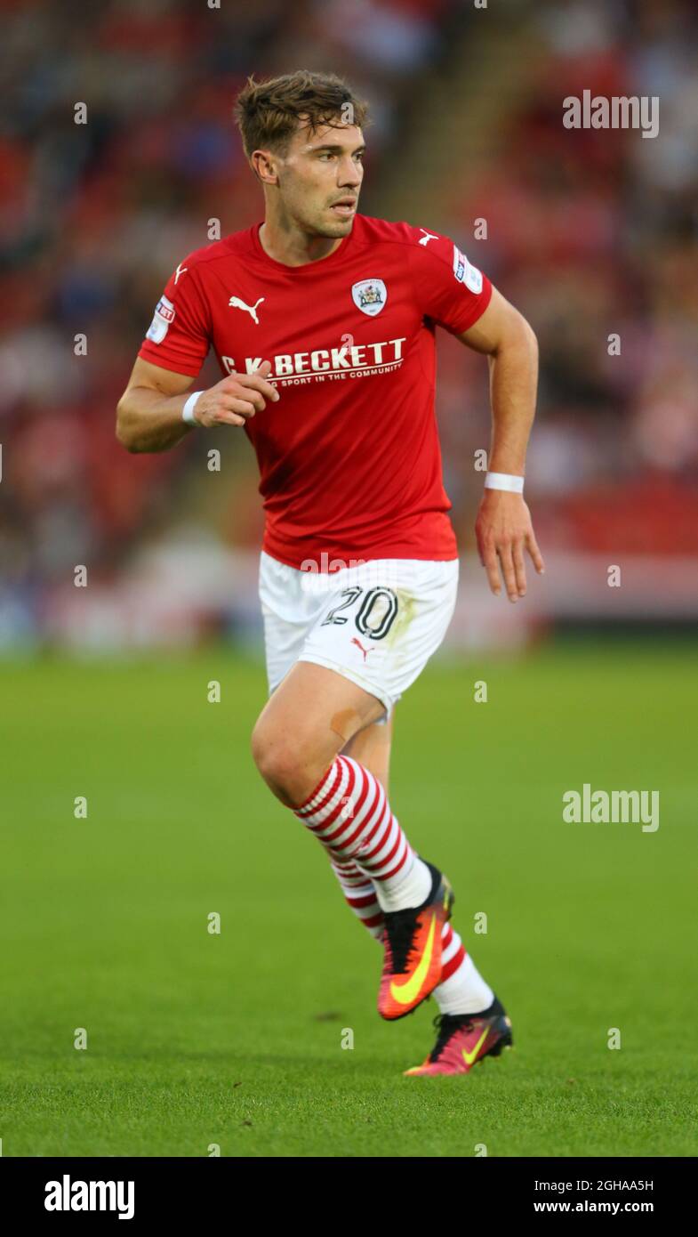Tom Bradshaw of Barnsley during the Sky Bet EFL Championship match at ...