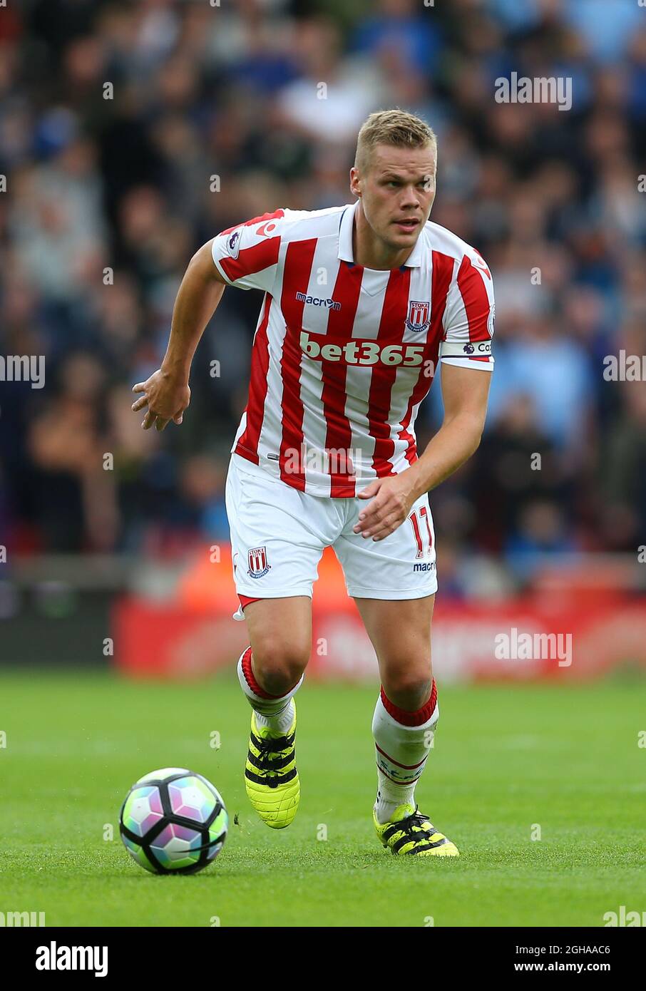 Ryan Shawcross of Stoke City during the Premier League match at the ...