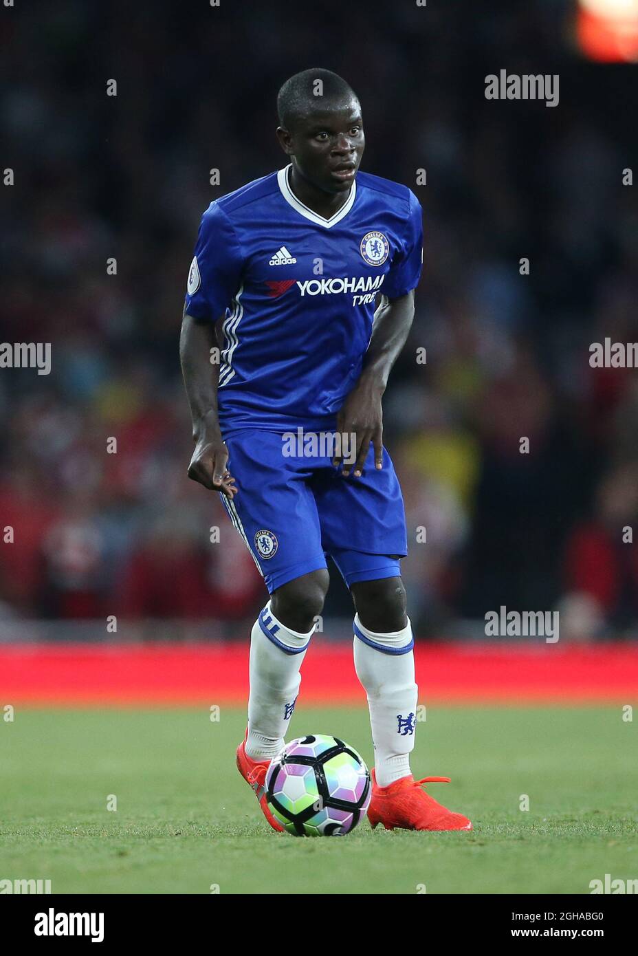 Chelsea's Nâ€™Golo Kante in action during the Premier League match at ...