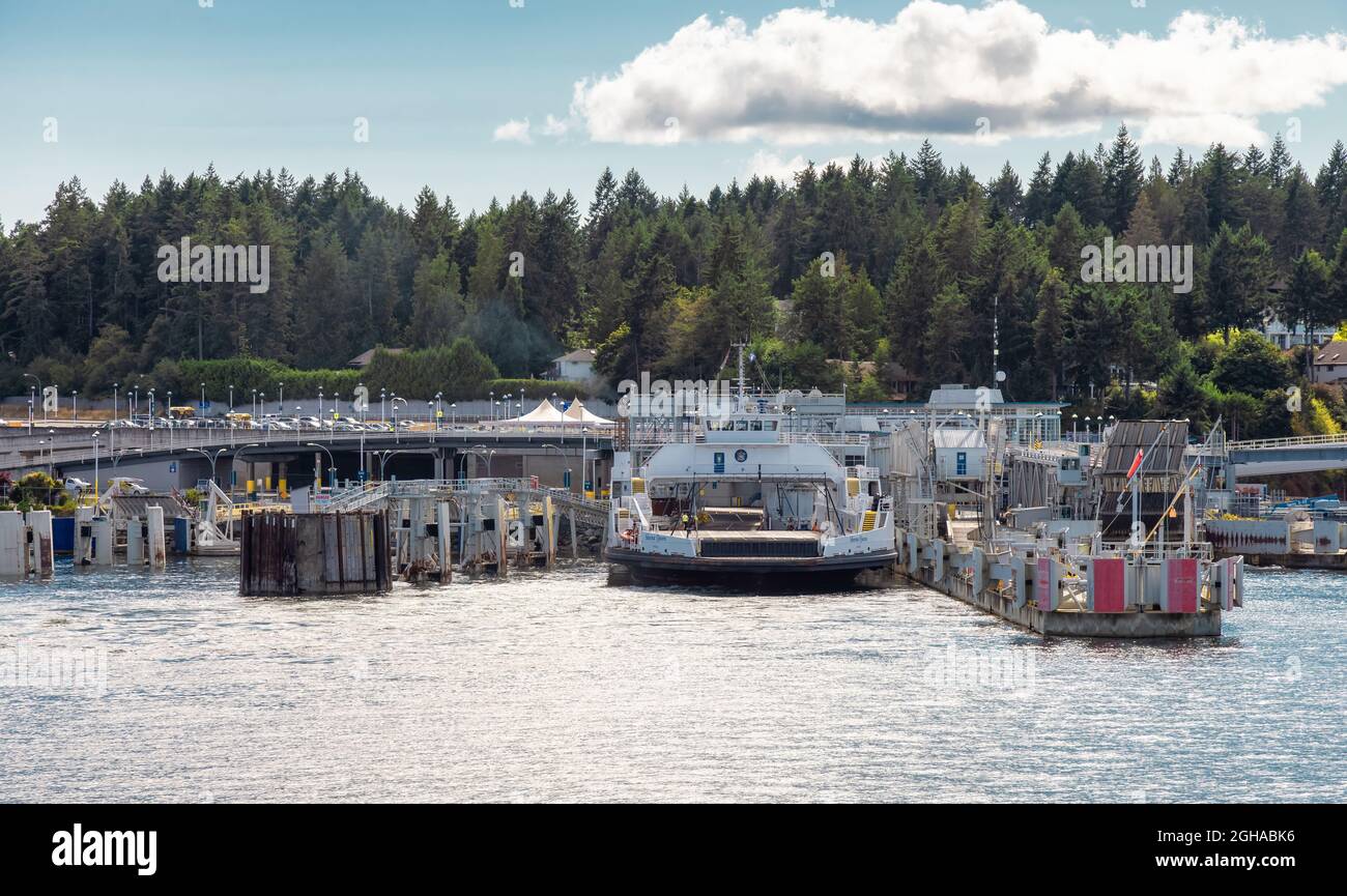 BC Ferries Terminal in Swartz Bay Stock Photo - Alamy