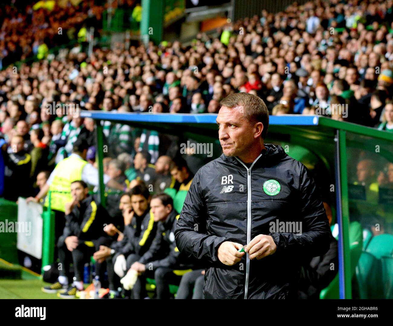 Brendan Rogers manager of Celtic during the Champions League Group C ...