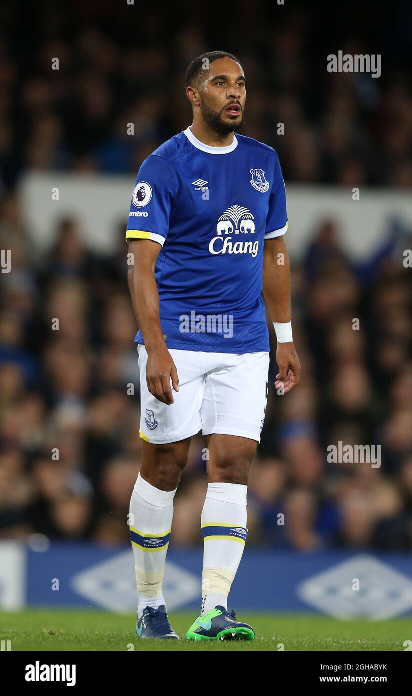 Ashley Williams of Everton during the Premier League match at Goodison ...