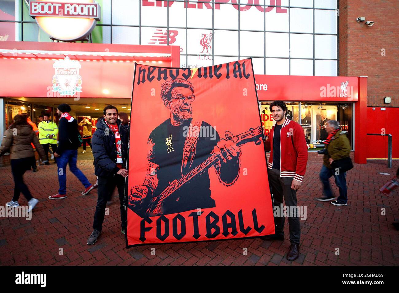 Jurgen klopp banner hi-res stock photography and images - Alamy