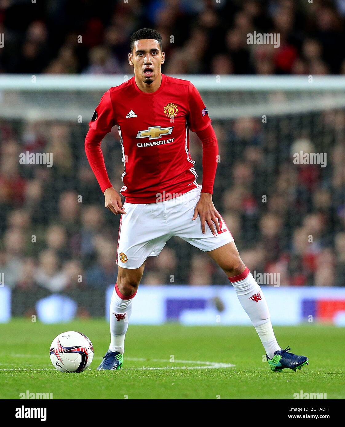 Chris Smalling of Manchester United during the UEFA Europa League match ...