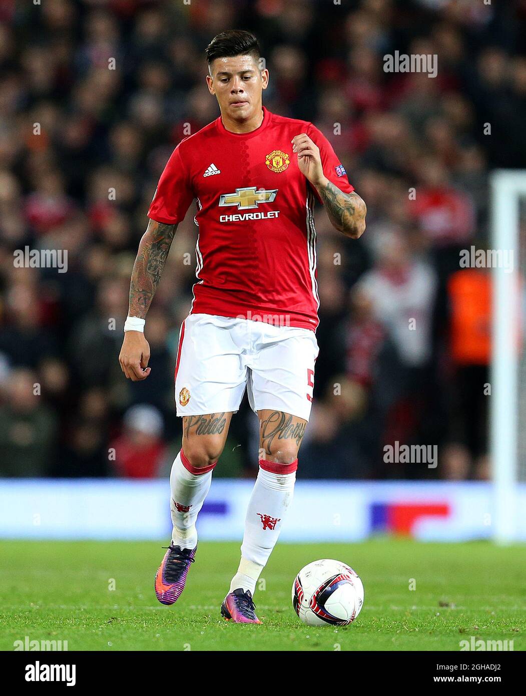 Marcos Rojo of Manchester United during the UEFA Europa League match at ...