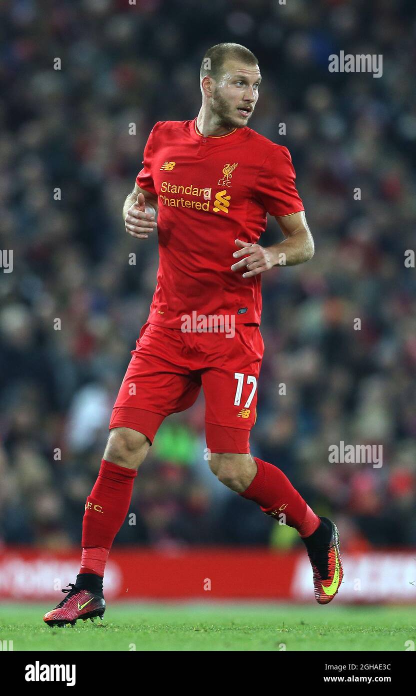 Ragnar Klavan of Liverpool during the English Football League Cup ...