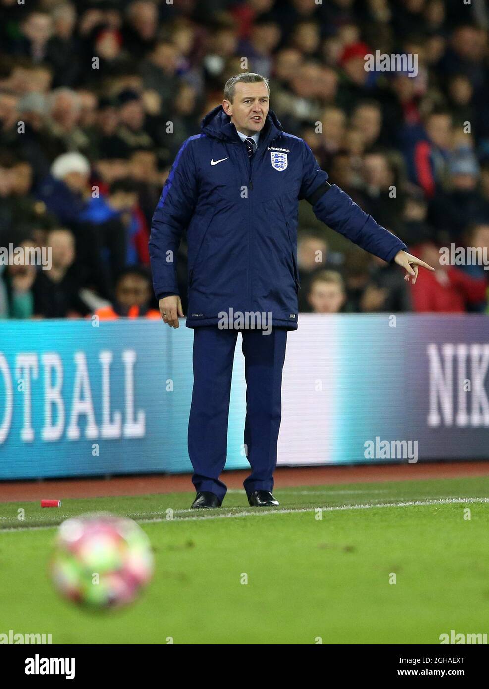 England's Aidy Boothroyd in action during the Under 21 International ...