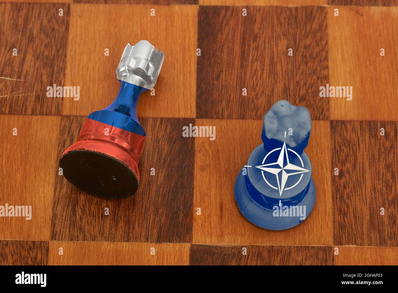 Symbol growing confrontation between Russian Federation and the West ... Symbol growing confrontation between Russian Federation and the West ...