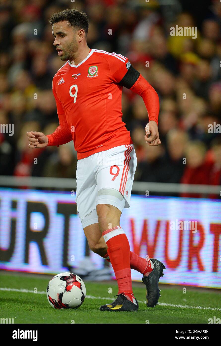 Wales Hal Robson Kanu During The Fifa World Cup Qualifying High ...