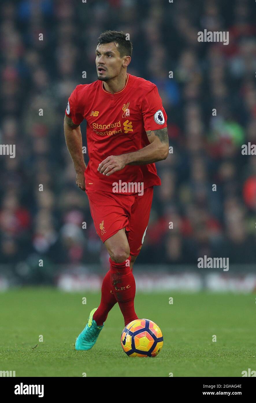 Dejan Lovren of Liverpool during the Premier League match at the ...