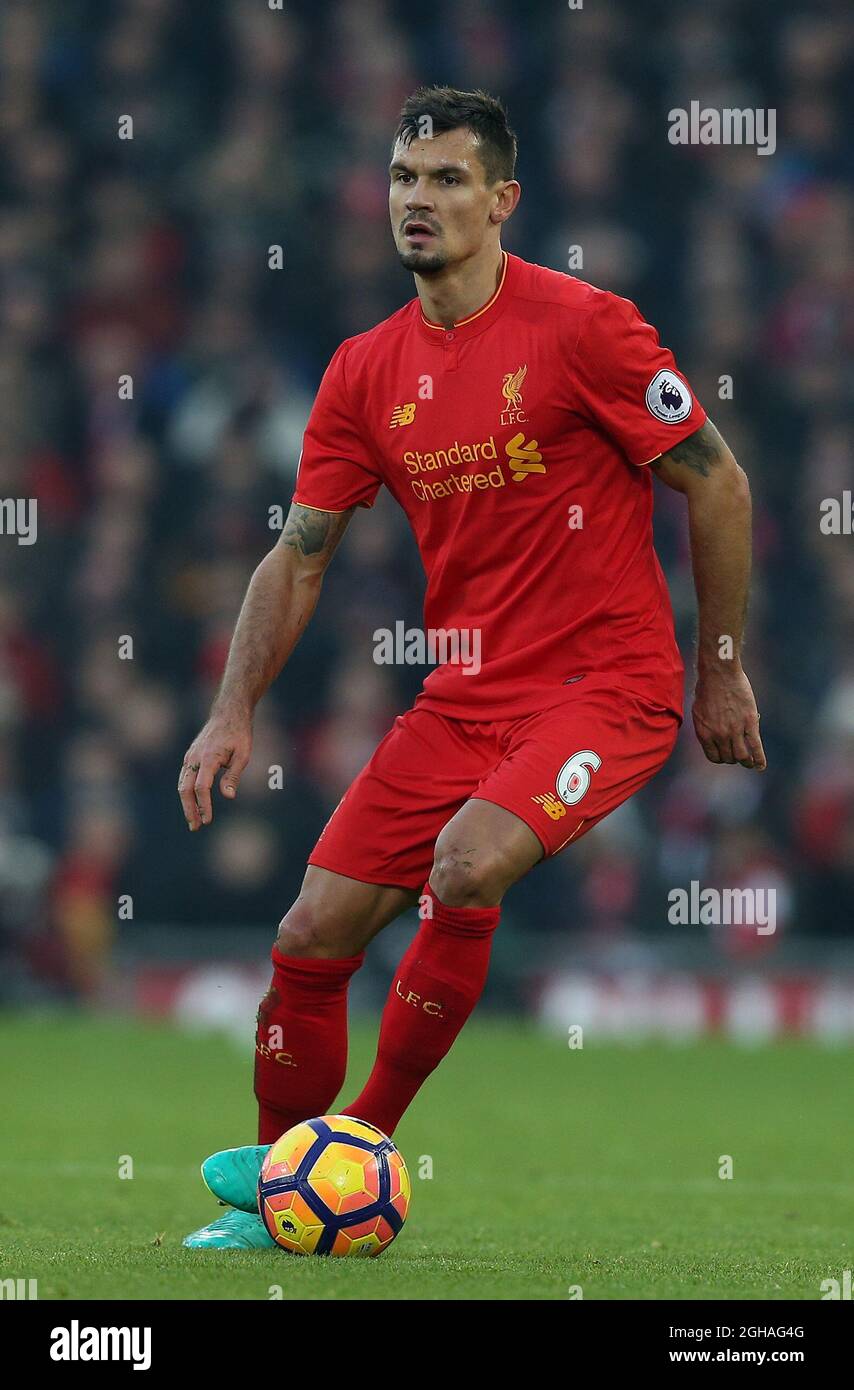 Dejan Lovren of Liverpool during the Premier League match at the ...