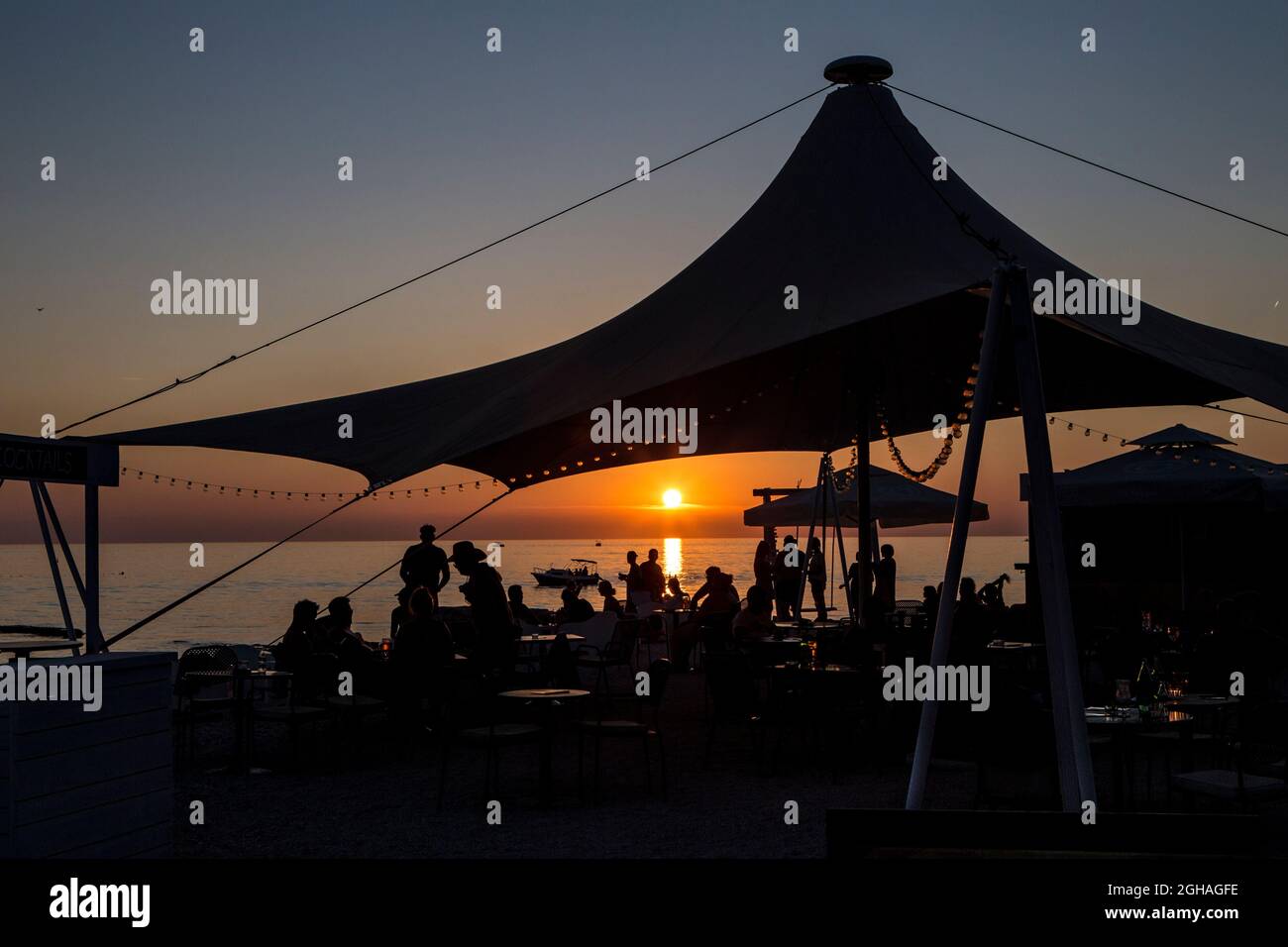 Italy bar sunset hi-res stock photography and images - Alamy