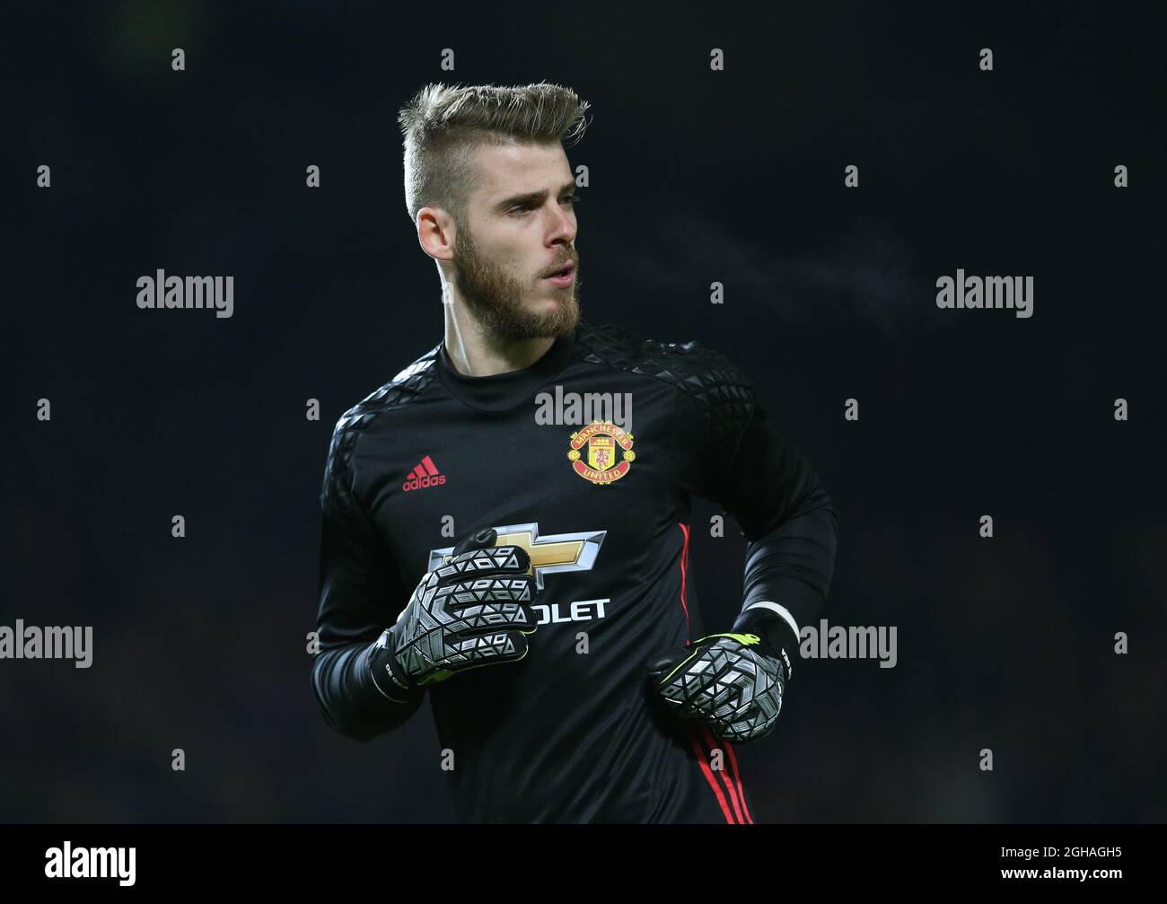 David De Gea of Manchester United during the English League Cup Quarter ...