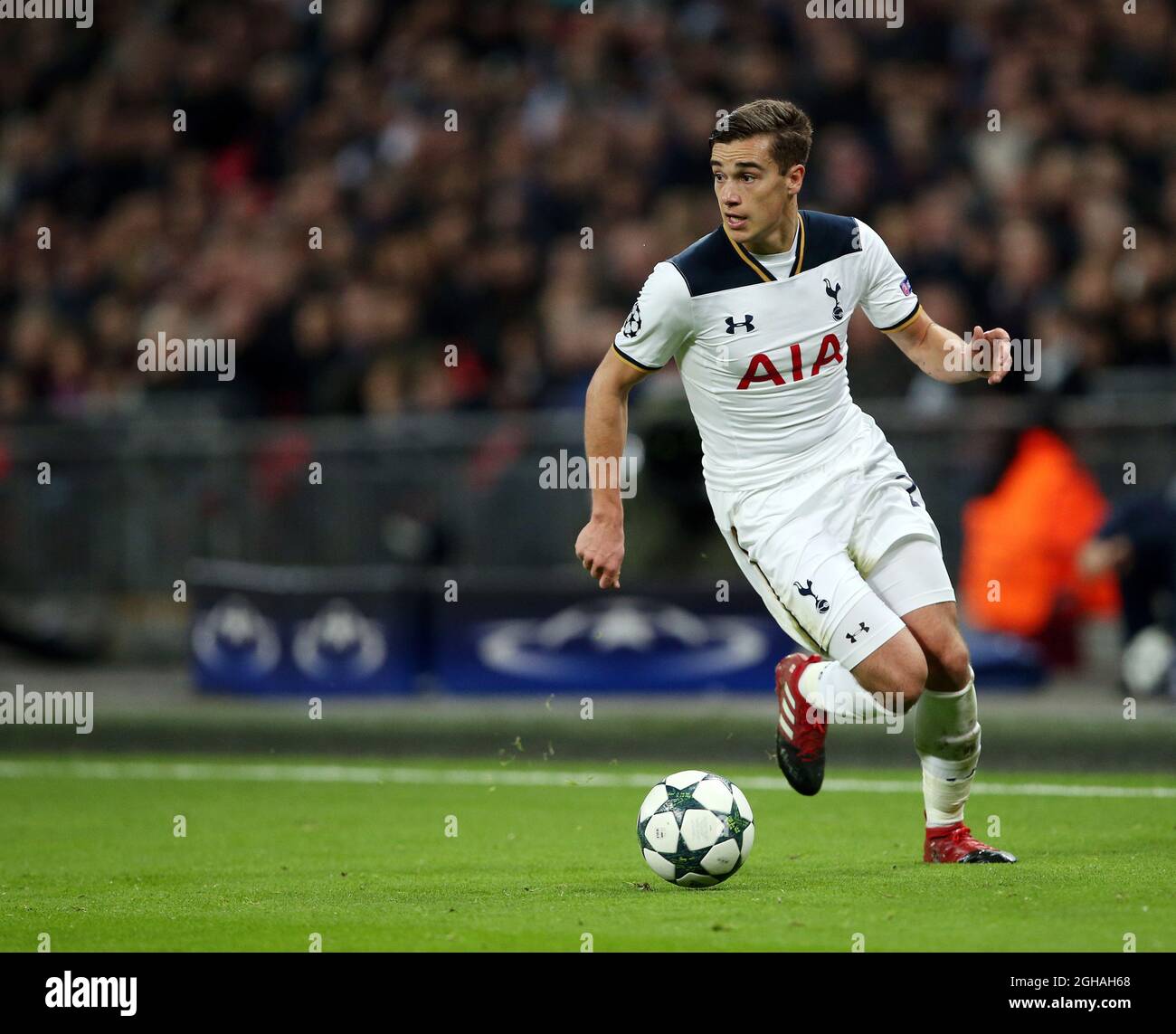 Tottenham s Harry Winks In Action During The Champions League Group