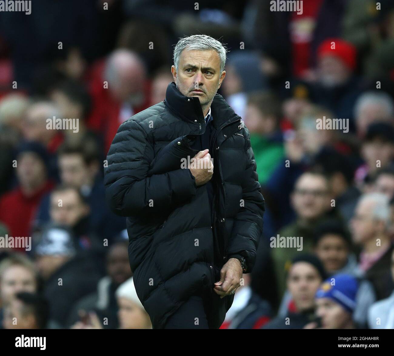 Jose Mourinho manager of Manchester United during the English Premier ...