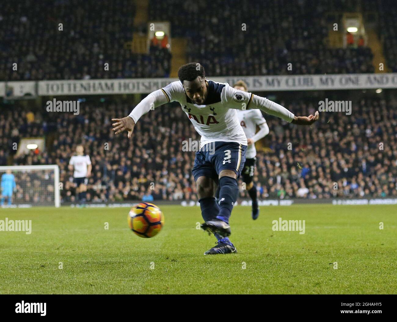 Tottenham's Danny Rose scoring his sides opening goal during the ...