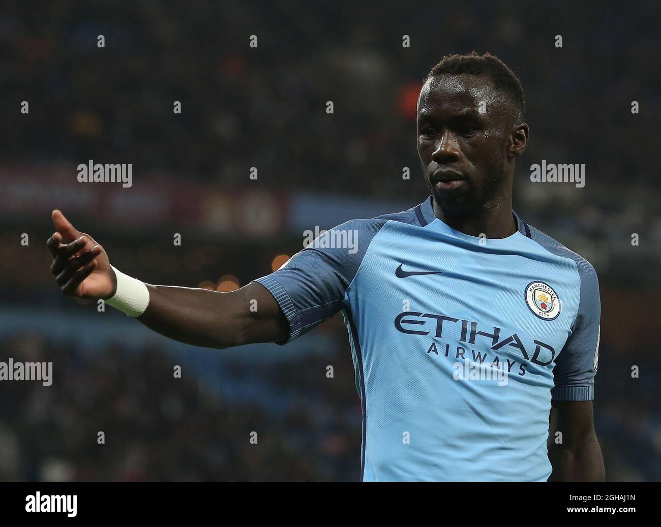 Bacary Sagna of Manchester City during the English Premier League match ...